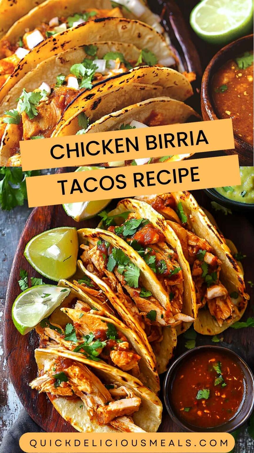 Chicken Birria Tacos Recipe Quick Delicious Meals