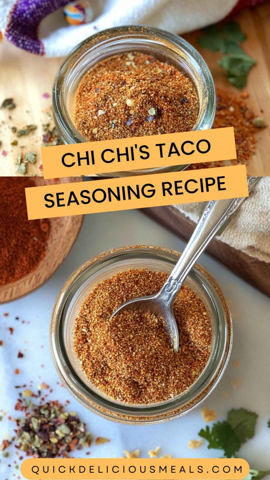 Chi Chi's Taco Seasoning Recipe - Quick Delicious Meals