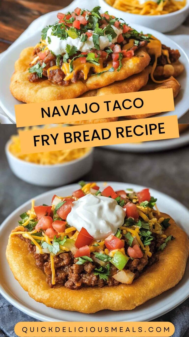 Navajo Taco Fry Bread Recipe - Quick Delicious Meals