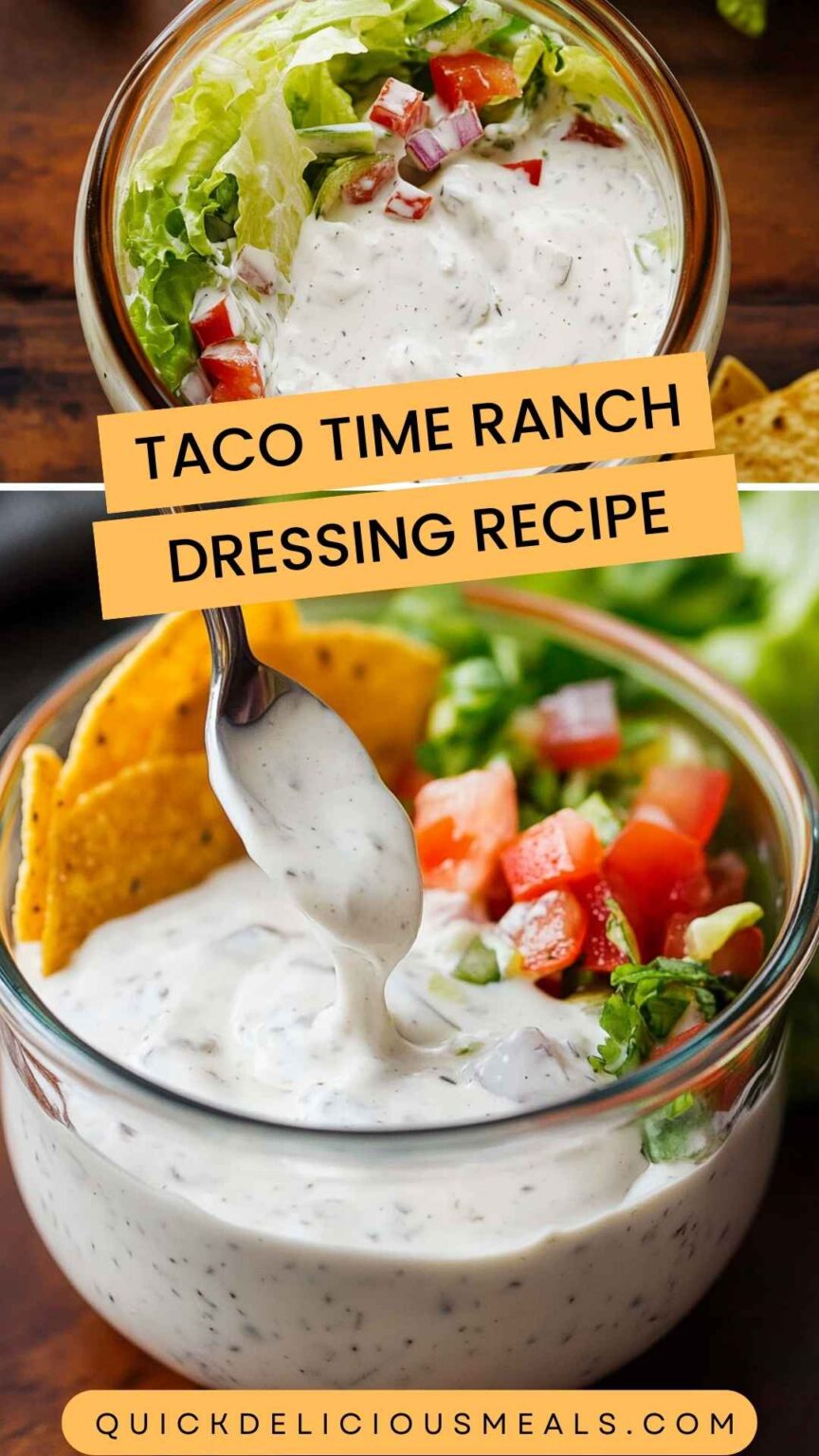 Taco Time Ranch Dressing Recipe - Quick Delicious Meals