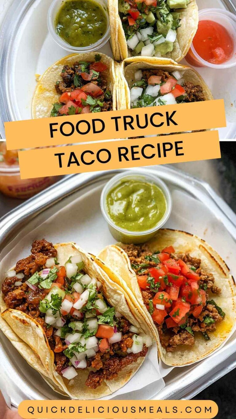 Food Truck Tacos Recipe - Quick Delicious Meals