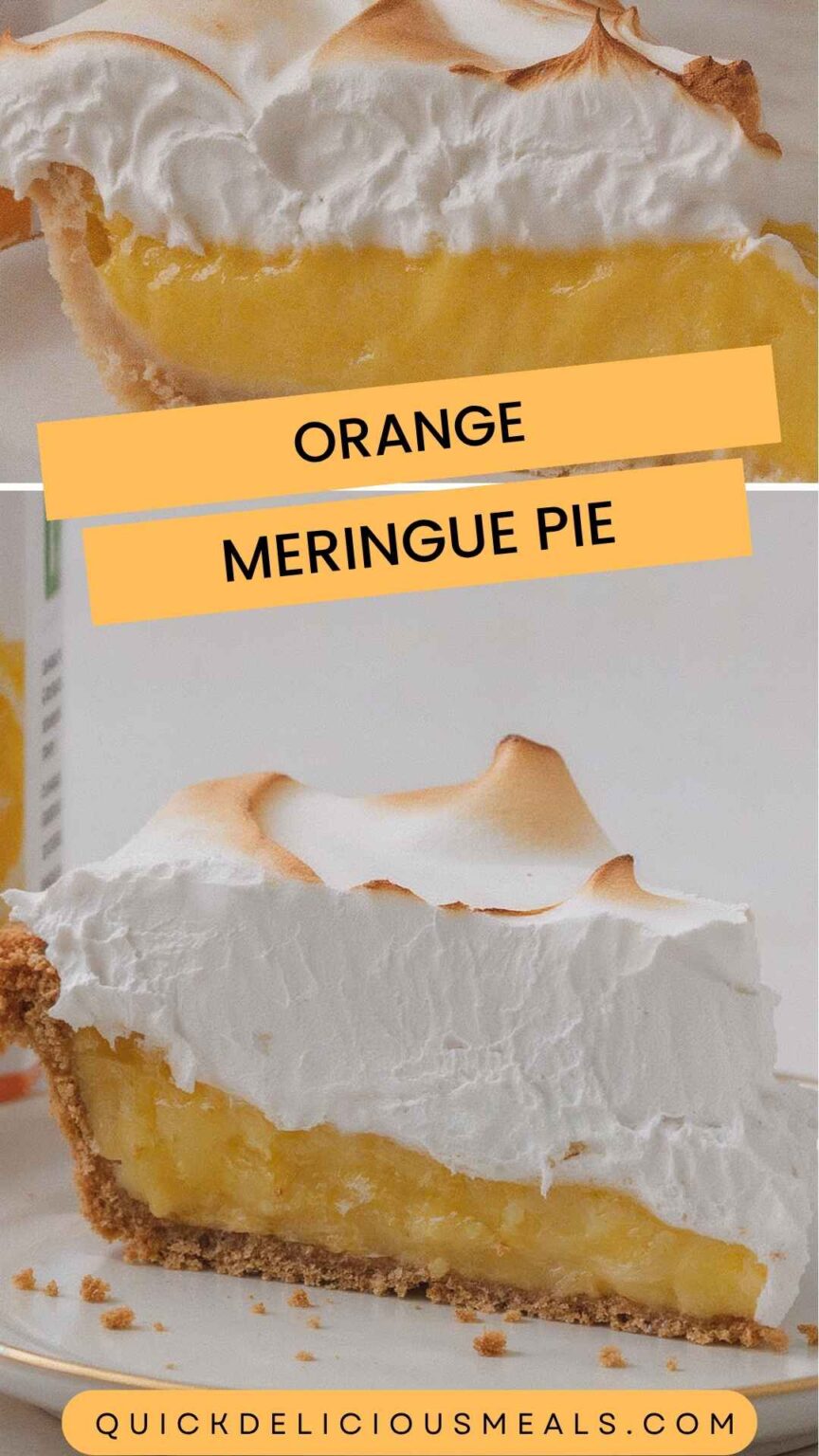Orange Meringue Pie - Quick Delicious Meals